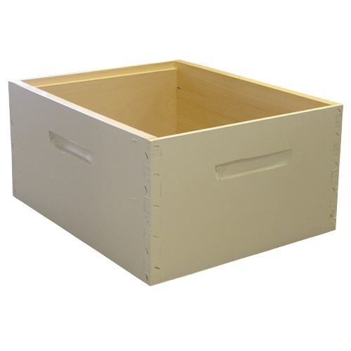 Deep Hive Box- Assembled and Primed – Valley Feeds